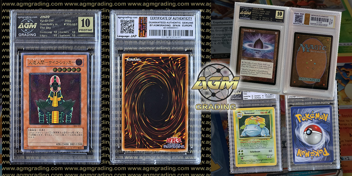 AGM Card Grading, Gradear, Deportes, Firmadas, Pokemon y TCG